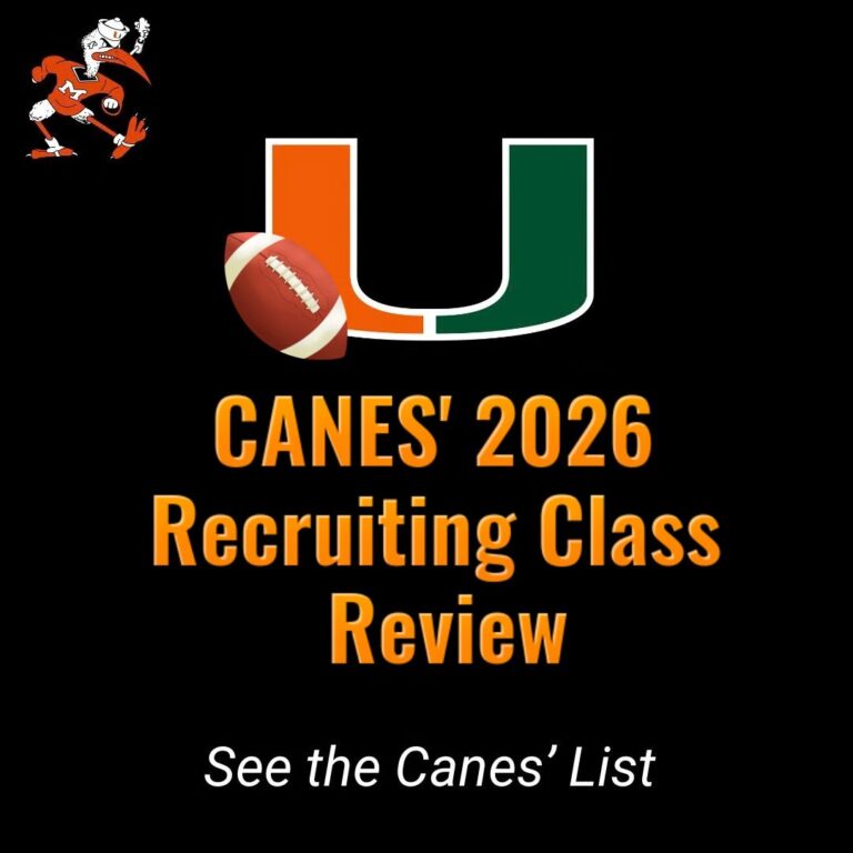 Miami Hurricanes Football 2026 Recruiting Class Review - Sunshine News ...